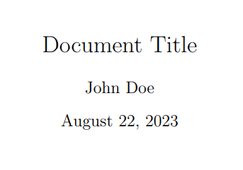 Title page - TexReady Documentation