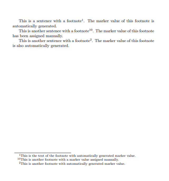 Footnotes and Margin Notes - TexReady Documentation