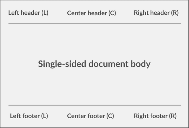 Headers and Footers - TexReady Documentation