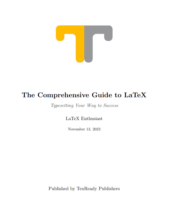 Title page - TexReady Documentation